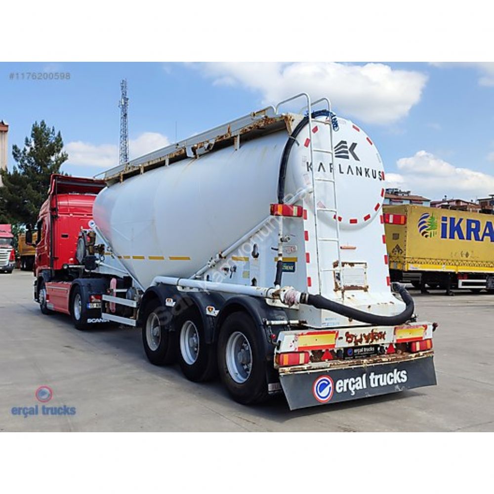 ERÇAL 'DAN 2016 Model Güven 35 m³ - Silobas Dorse